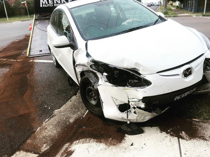 When life crashes into you... (literally)