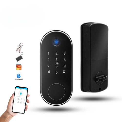 Smart Bluetooth Fingerprint Deadbolt Door Lock | Gadget.TT