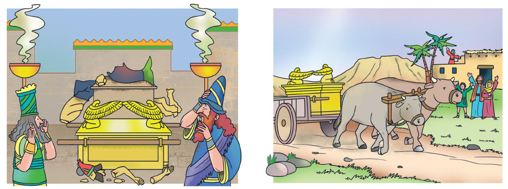 CLASE 126. EL ARCA EN TIERRA DE LOS FILISTEOS Y LOS FILISTEOS DEVUELVEN ...