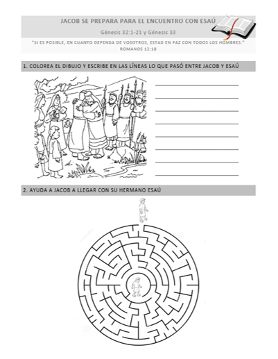 CLASE 30. JACOB SE PREPARA PARA EL ENCUENTRO CON ESAÚ