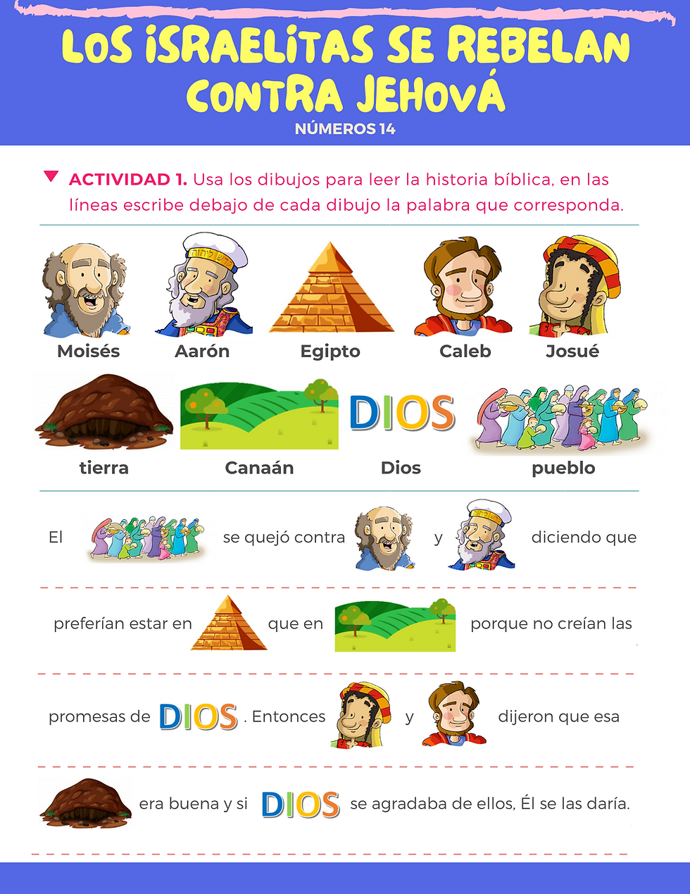 CLASE 87. LOS ISRAELITAS SE REBELAN CONTRA JEHOVÁ, JEHOVÁ CASTIGA A ...