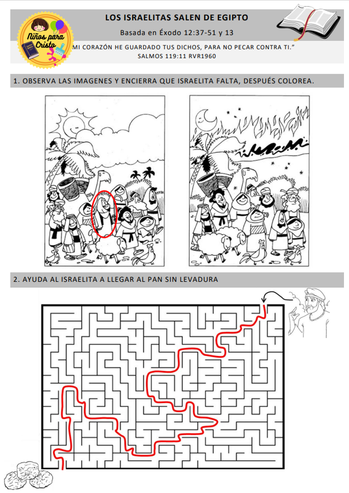 CLASE 65. LOS ISRAELITAS SALEN DE EGIPTO