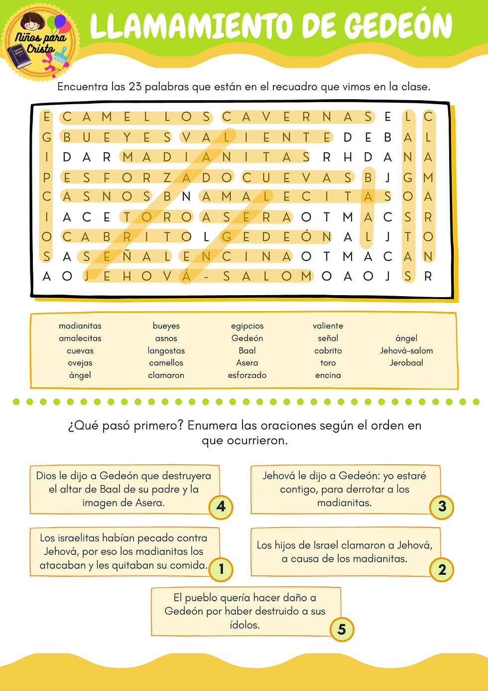 CLASE 114. LLAMAMIENTO DE GEDEÓN