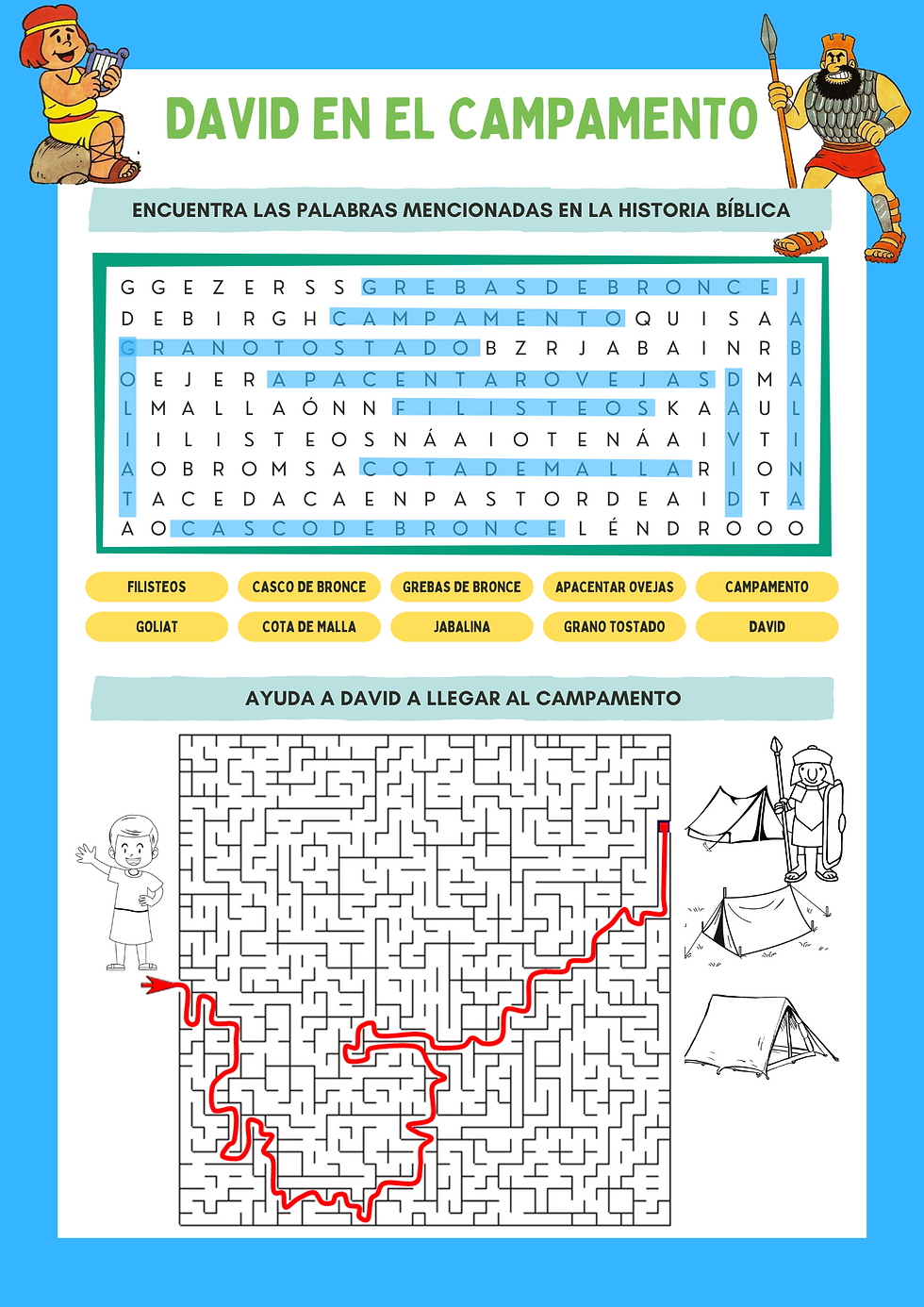 CLASE 139. DAVID EN EL CAMPAMENTO