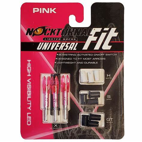 Nockturnal Universal Fit Lighted Nocks-Pink | Old Oaks Outdoors