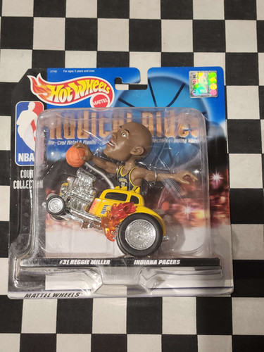 Hot Wheels 1998 Radical Rides NBA #31 Reggie Miller Indiana Pacer 32 ...