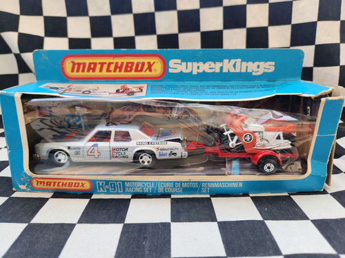 Matchbox Super Kings K91 Motorcycle Racing Set Vintage Boxed ...