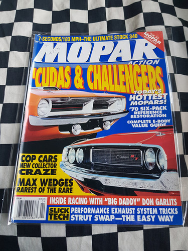 Mopar Action Magazine 4/92 Dodge Hemi Plymouth Gtx Valiant Cuda Charger ...
