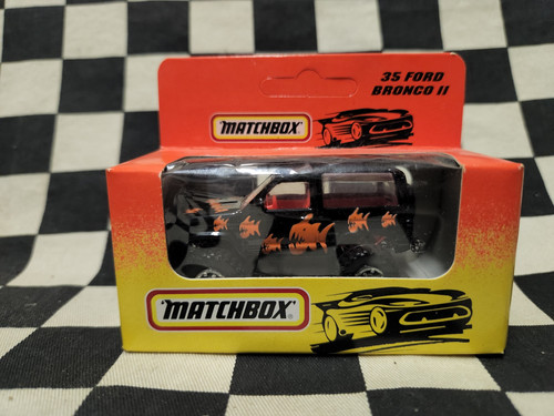 Matchbox Ford Bronco II Black | kustomkollector