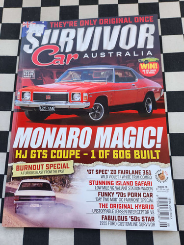 Survivor Car Australia Magazine #18 Monaro Ford Gt Fairlane Customline ...