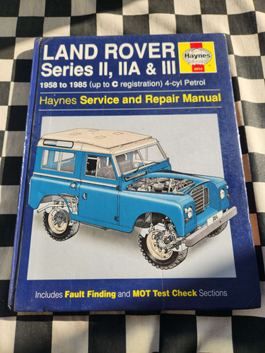 Haynes Land Rover Series II IIA III 1958-1985 4cyl Petrol Workshop ...