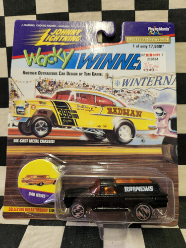 Johnny Lightning Wacky Winners Tom Daniel Bad News 59 60 Chevy Delivery ...