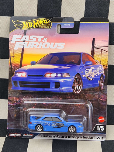 Hot Wheels Premium Fast & Furious Custom Acura Integra Sedan GSR ...