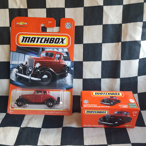 Matchbox 35 Chevy Master Coupe Maroon | kustomkollector