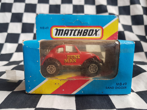 Matchbox Sand Digger VW Volkswagen Dune Buggy RED | kustomkollector