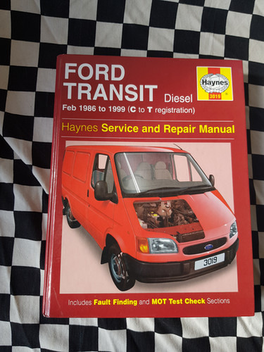 Ford transit 1986 to 1999 diesel Haynes workshop manual | kustomkollector