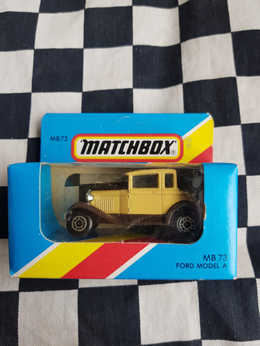 Matchbox Boxed MB 73 Ford Model A Coupe Cream | kustomkollector