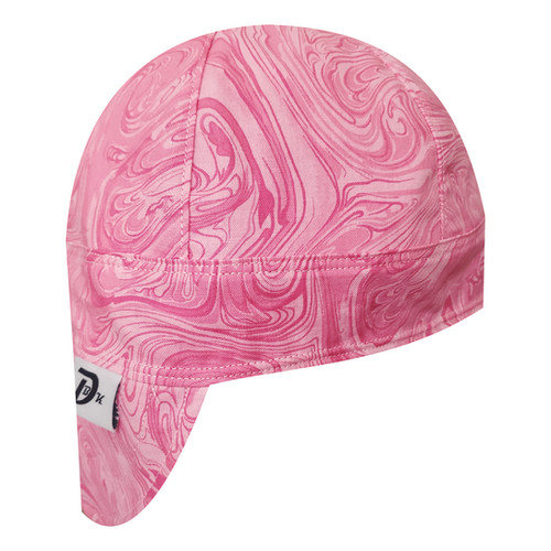 Pink Marble Welding Cap | DBK Welding Caps