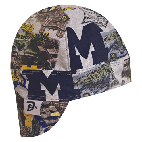 Gray Michigan Wolverine Welding Cap | DBK Welding Caps