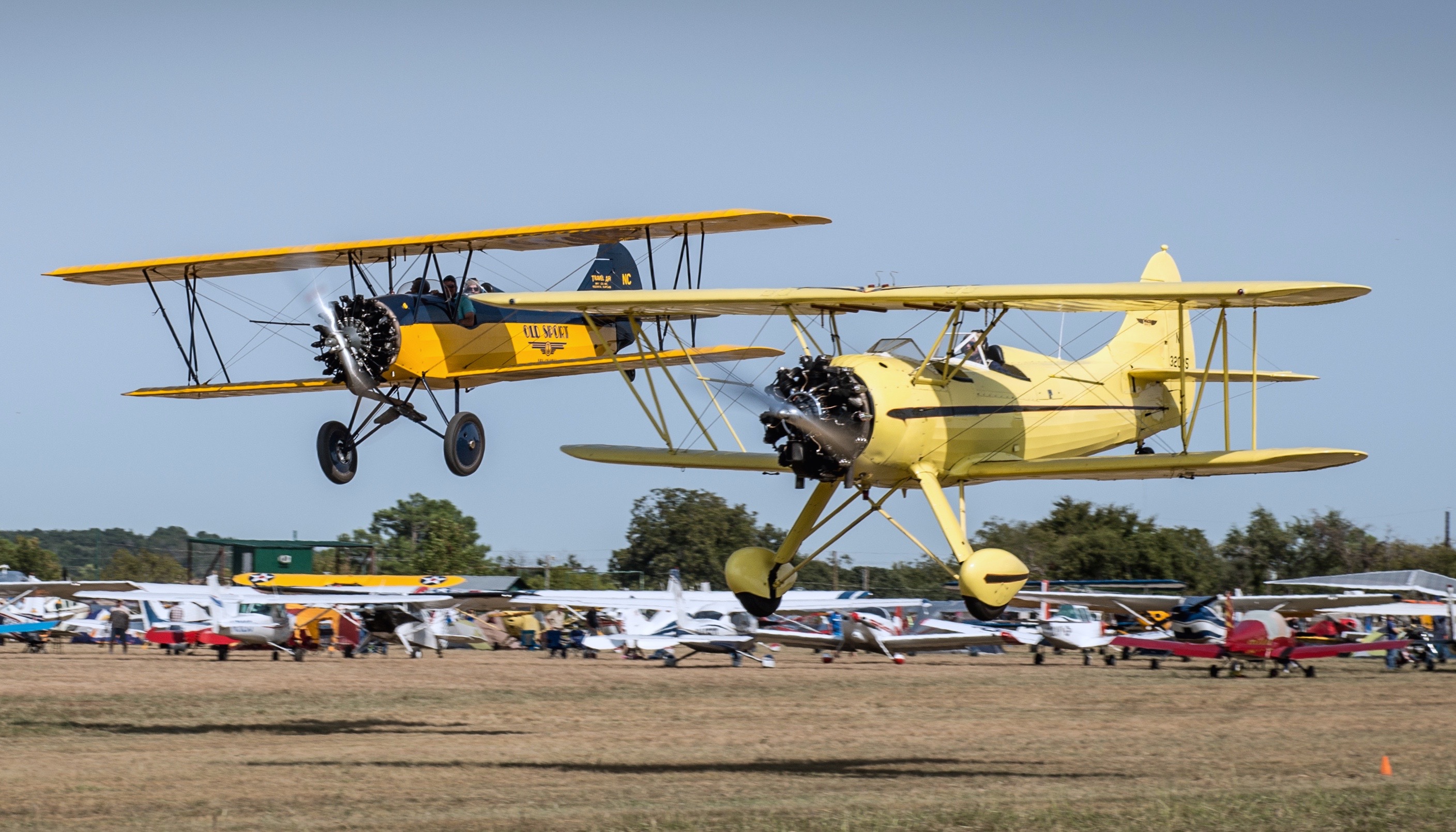 Biplane Rides over Texas