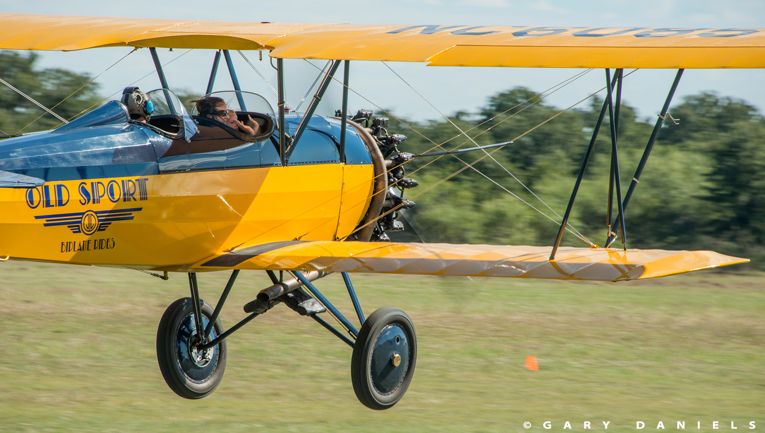 Biplane Rides over Texas