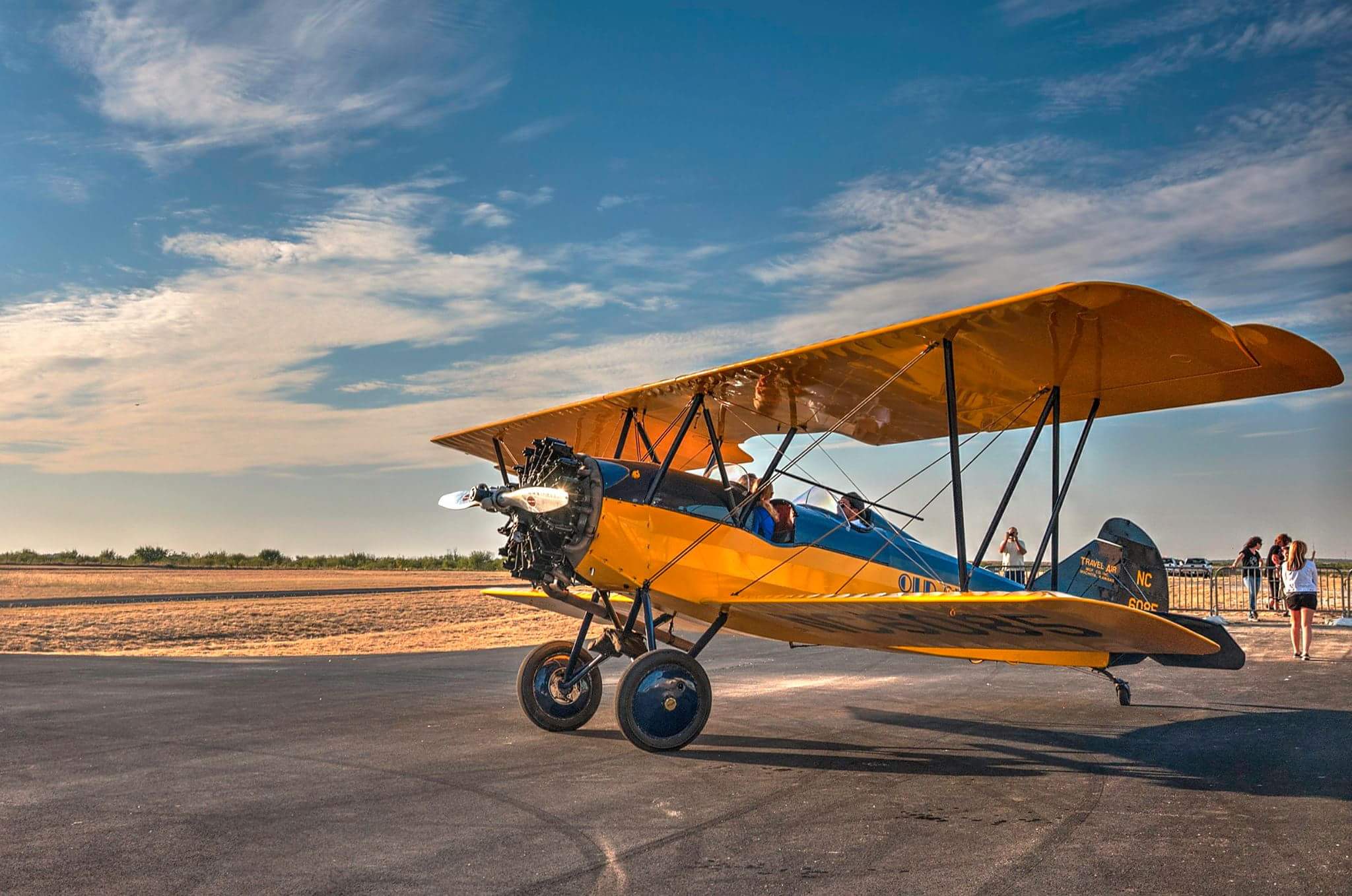 Biplane Rides over Texas