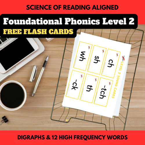 Free Phonics Flash Cards 2: Master Digraphs and Trigraphs for Early ...