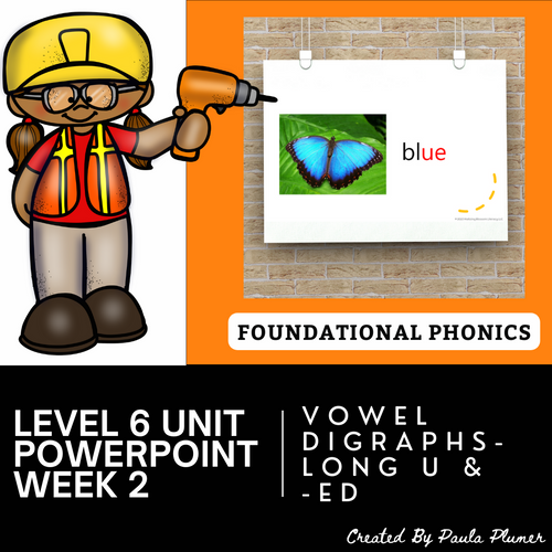 Vowel Teams ue, ui and -ed Inflectional Ending Phonics Slides ...