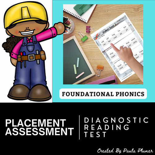 Phonics Placement Assessment and Reading Diagnostic Test for Elementary ...