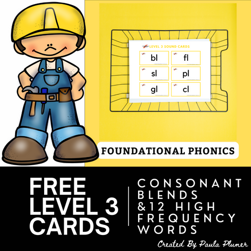 Free Phonics Flash Cards 3: Master Consonant Blend Sounds for Early ...