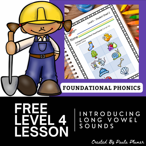 Free Phonics Lesson | Introducing Long Vowel Sounds | Waltzing Blossom Lit