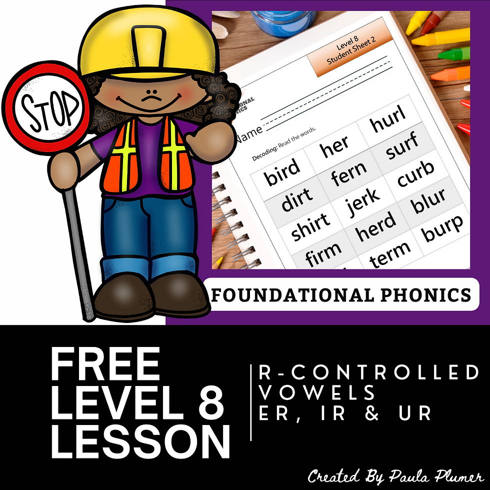 What Are R-Controlled Vowel Sounds? Ideas and Free Resources for ...