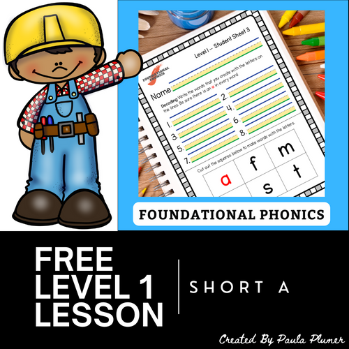 Foundational Phonics Curriculum: Free Short A Lesson for Beginning ...
