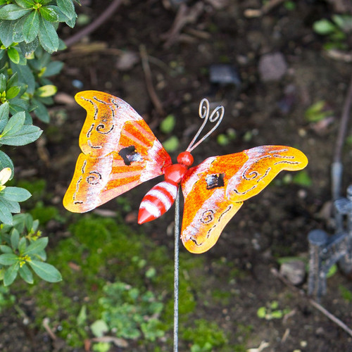 Handcrafted Enchanted Butterfly Garden Stake