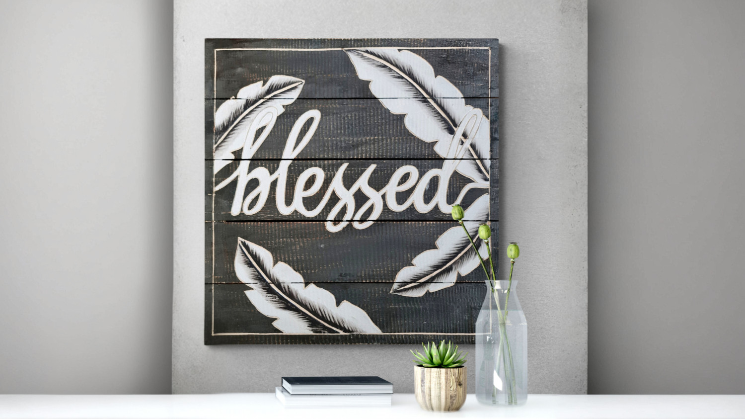 Blessed - Handmade Wood Wall Art | Awesome Stones