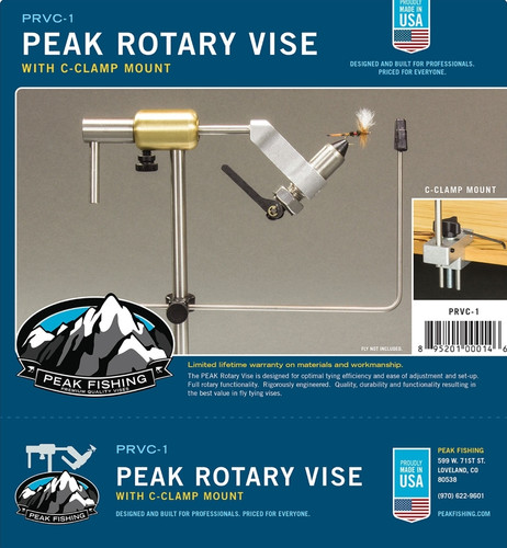 Peak Rotary Vice with c-clamp PRVC-1 | Junior's Jigs