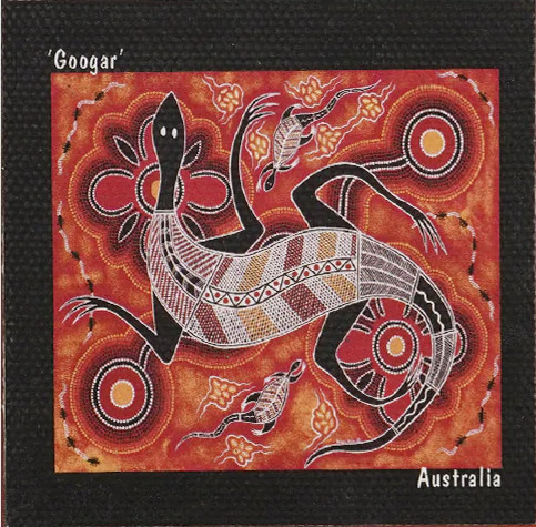ABORIGINAL FRIDGE MAGNET - ABORIGINAL ART - GOOGAR - MADE IN AUSTRALIA ...