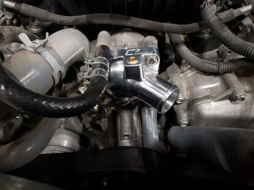 VK45 / VK56 DE Billet Thermostat Outlet with 1/8" NPT Port | C3 Performance