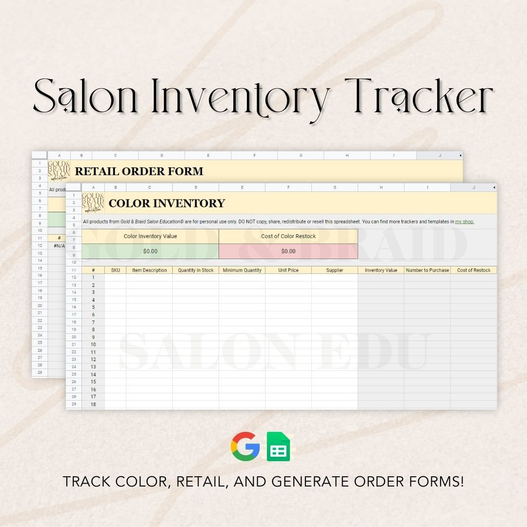 Salon Inventory Tracker