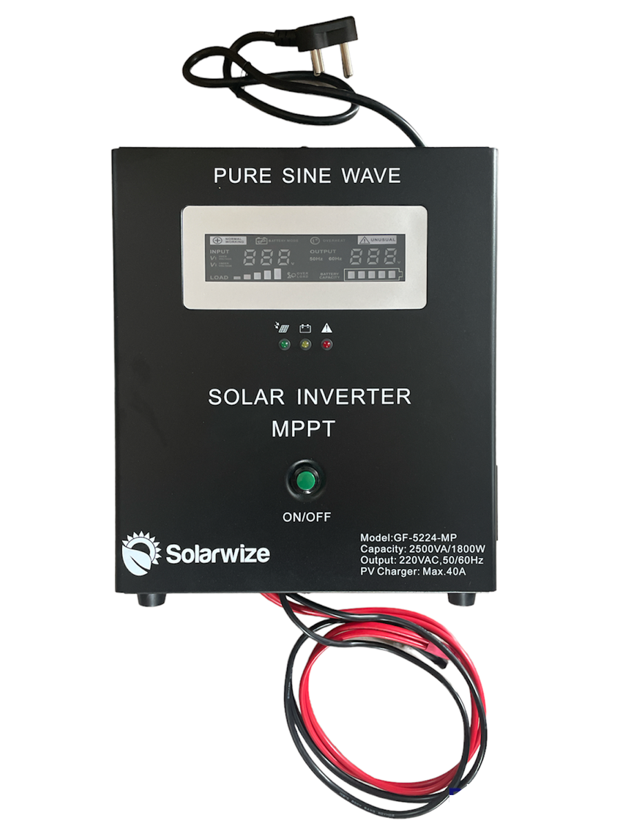Solarwize 2500VA/1800W 24V 40A MPPT Pure Sine Wave Inverter | Quick SA