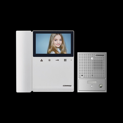 Commax 4.3 Colour Video Intercom Kit with Pinhole Gate Station | Quick SA