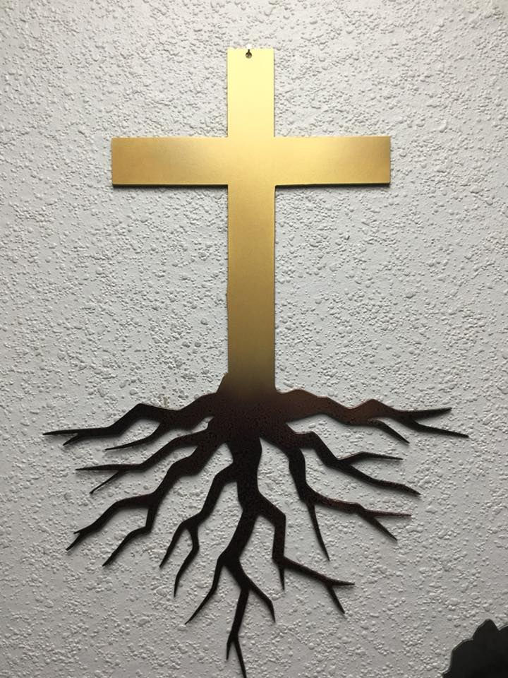 Cross with Roots | The Iron Beaver