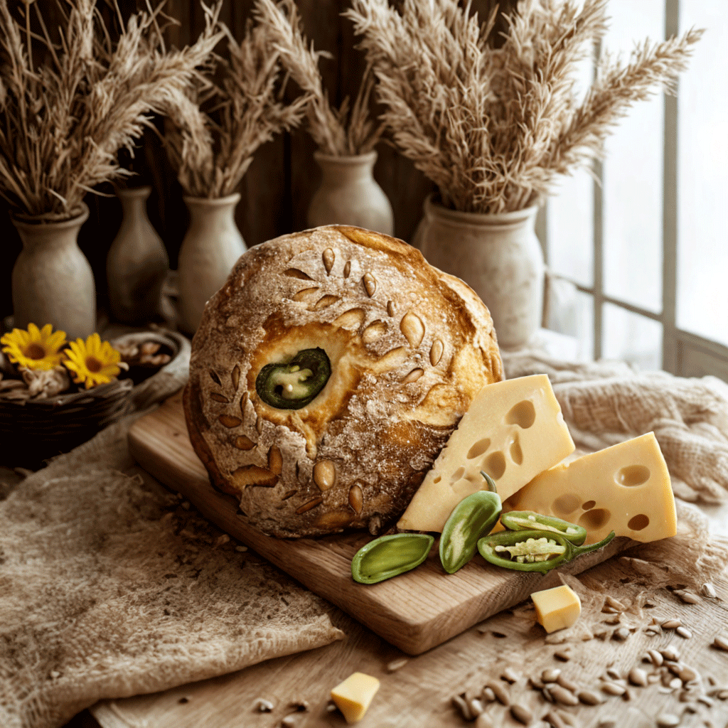 Jalapeno Cheddar Bread | Shasha