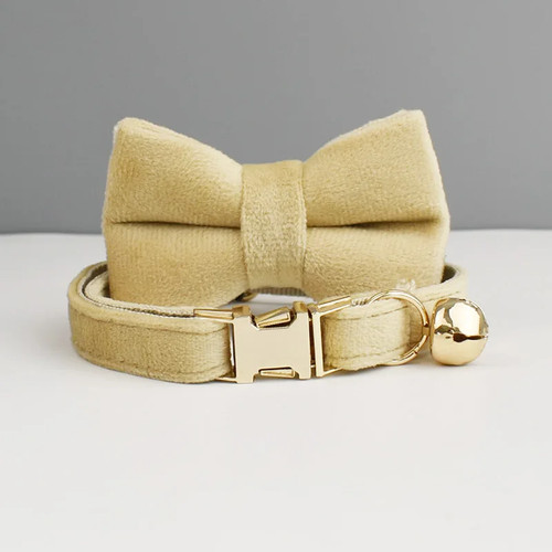 Rainbow Faith Velvet Cat Collar with Name | CatholicMall.net