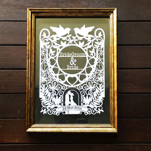 Wedding Welcome Board Gold | Olivian