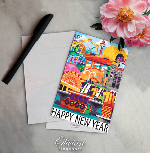 New Year PostCards (2021 Design) | Olivian