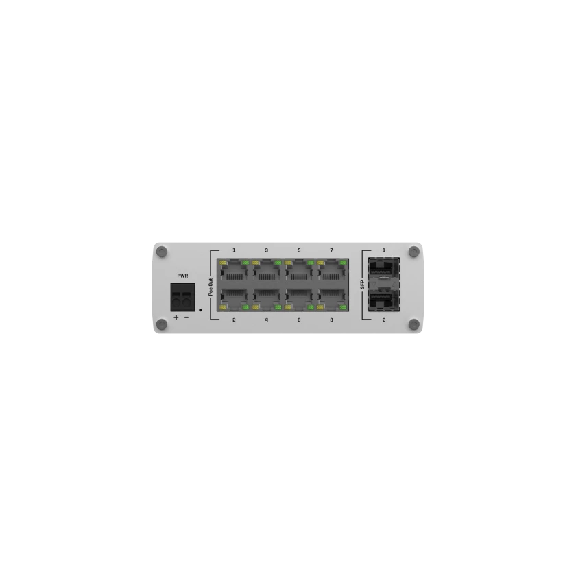 TSW200 8-PORT INDUSTRIAL POE+ GIGABIT ETHERNET SWITCH | IndelFe