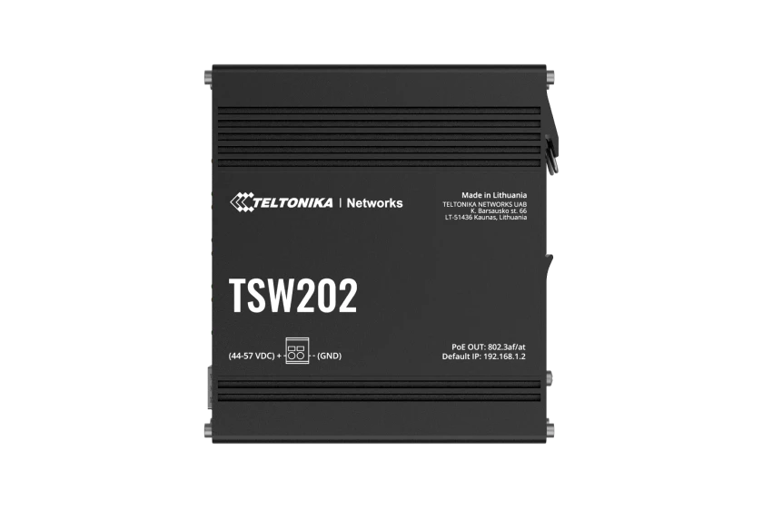 TSW202 8-PORT INDUSTRIAL POE+ GIGABIT MANAGED ETHERNET SWITCH | IndelFe