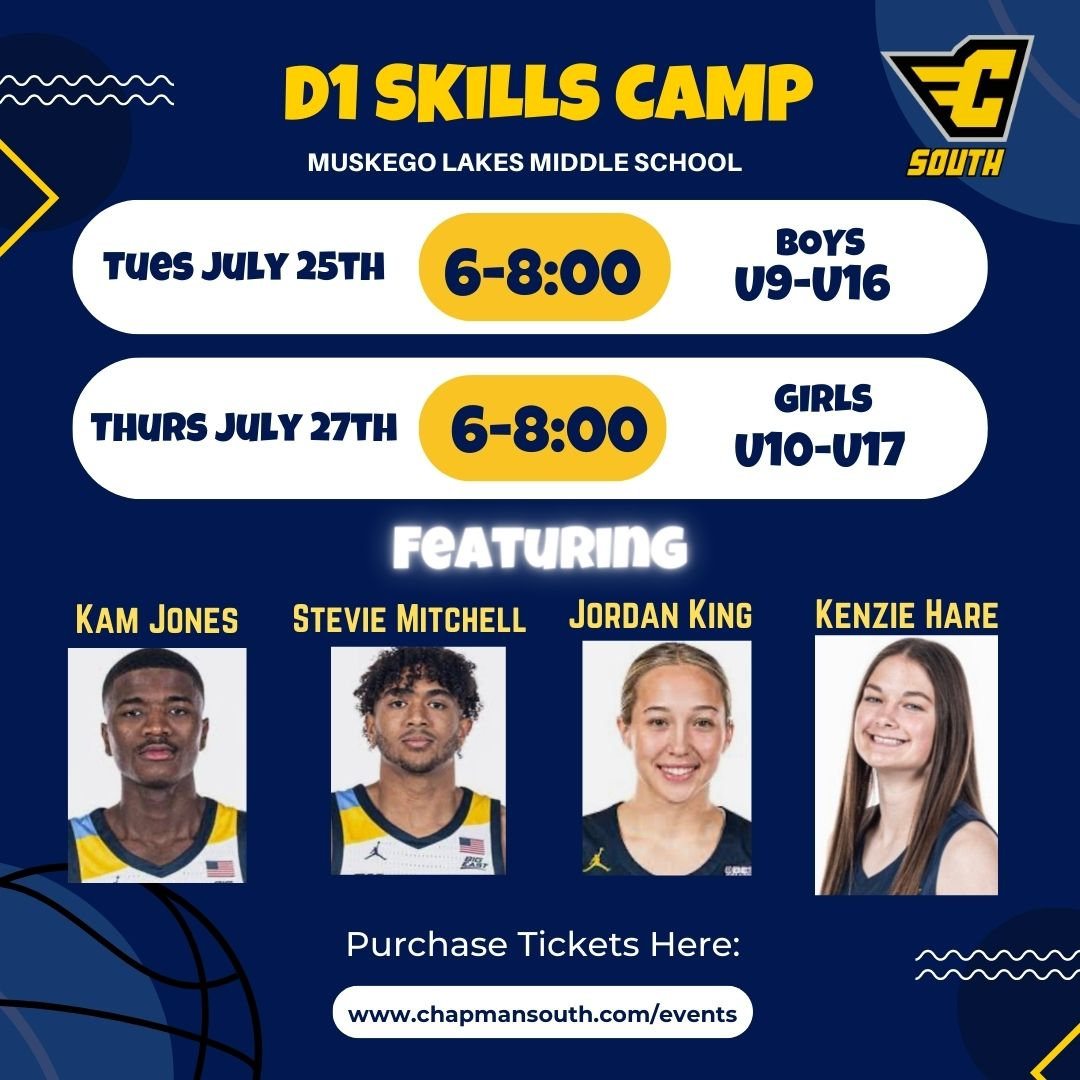 Boys D1 Skills Camp Tues July 25 | Chapman Basketball B