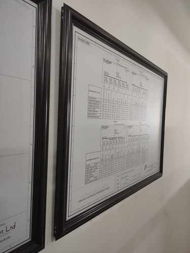 Aluminium Framed Schematic Drawings A2 size | Interelect Engineers